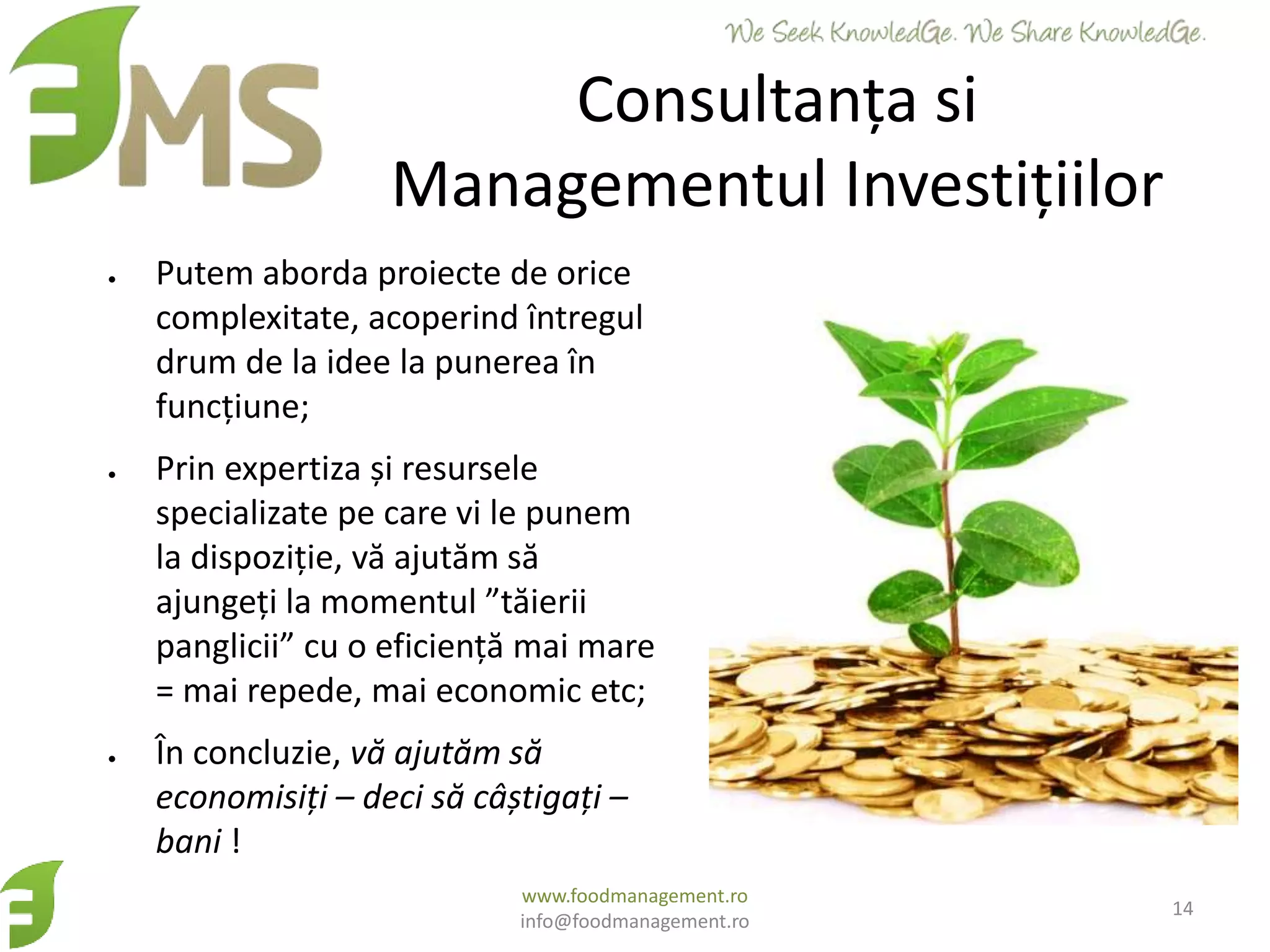 Prezentarea companiei | PPT