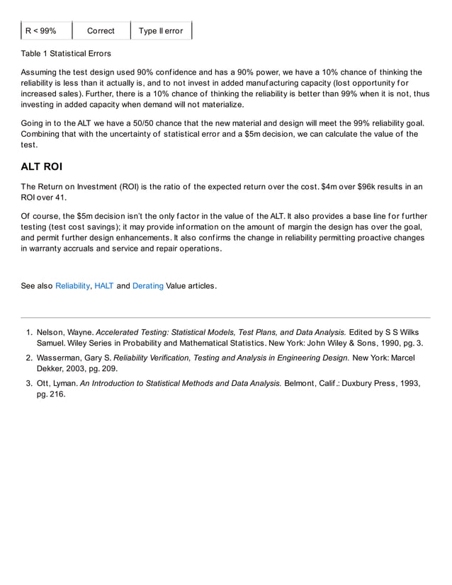 ALT value FMS Reliability | PDF
