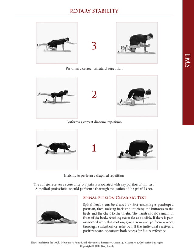 Fms scoring criteria | PDF