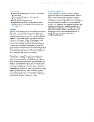 Moving up the Software License Optimization Maturity Curve to Drive Business Value | PDF ...
