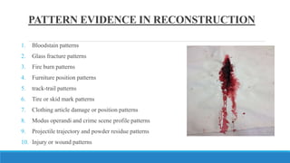 FMT crime scene reconstruction foreinsic medicine.pptx