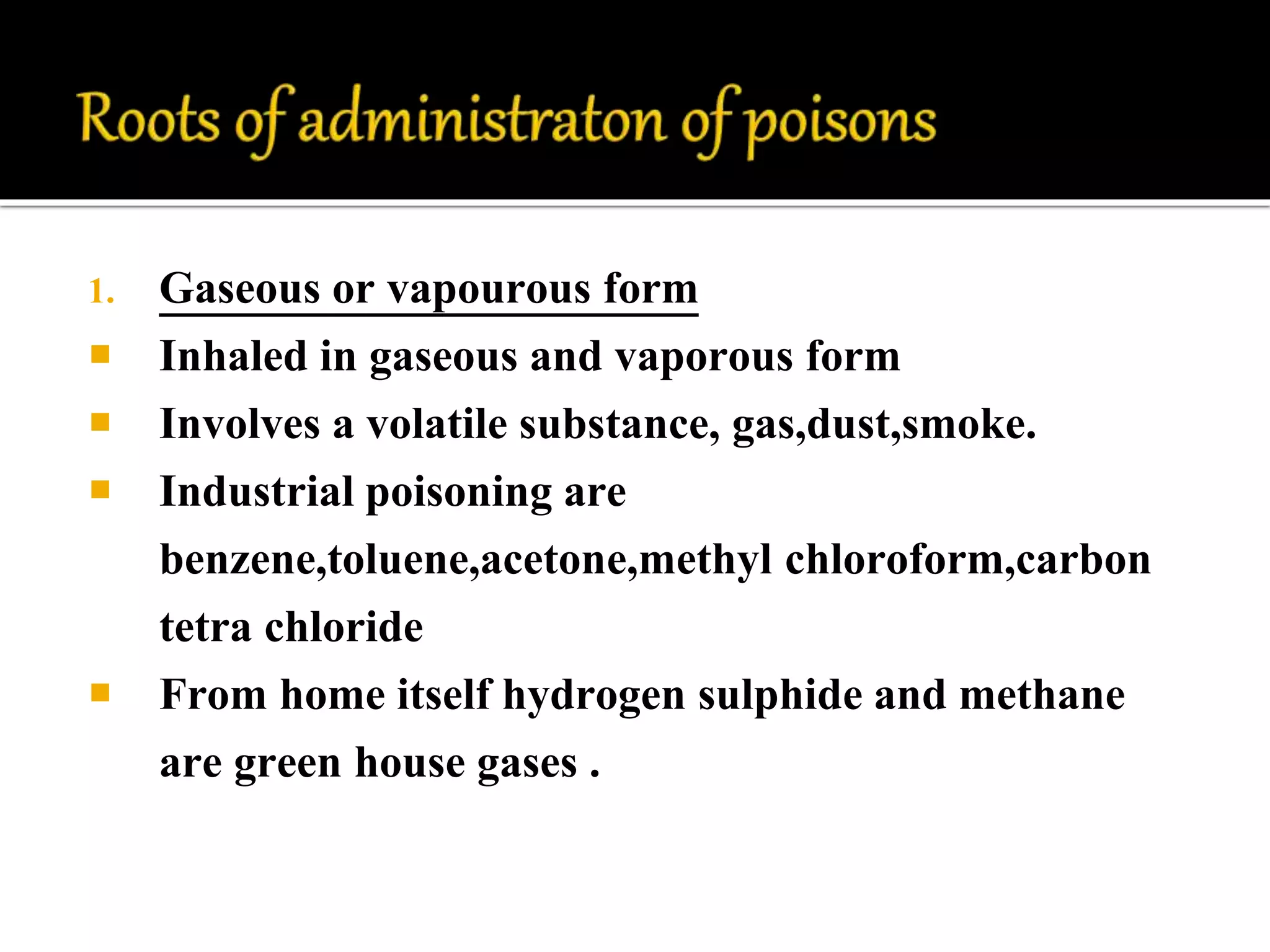 Fmt general aspects of poisoning | PPTX