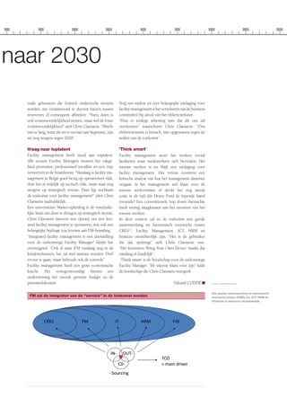 Facility Management geprojecteerd naar 2030 - Profacility Guide 2014 | PDF