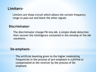 Fm transmitter and receivers | PPTX