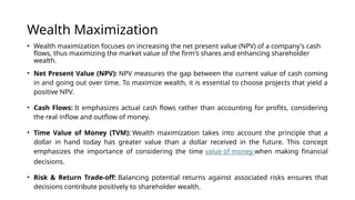 Financial Management unit 1 ppt for UG and PG students | PPT