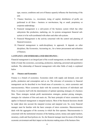 FINANCIAL MANAGEMENT - UNDERSTANDING AND INTRODUCTION | PDF