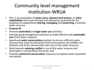 Kenya. Mt. Kenya East Pilot Project for Natural Resources Management ...