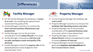 Facility vs. Property Management - A Comparative Analysis | PPTX
