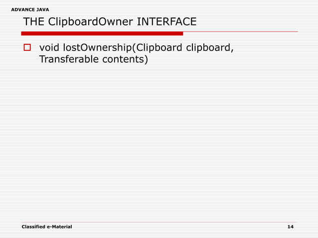 java drag and drop and data transfer | PPT