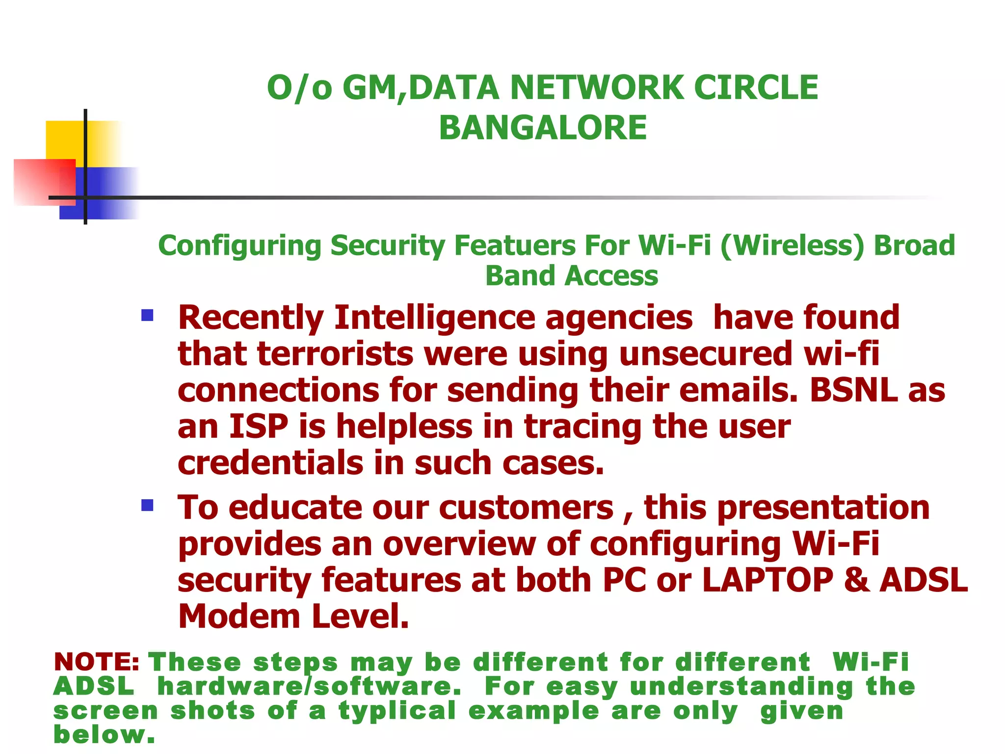 presantion | PPT | Information and Network Security | Computing