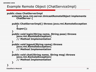 Java RMI | PPT