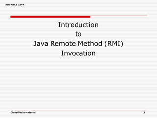 Java RMI | PPT