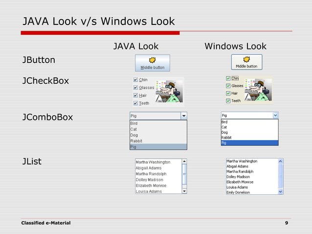 java swing programming | PPT