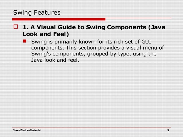 Java Swing Programming