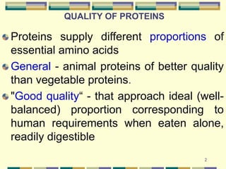 F&N - 05 PROTEINS - 3.ppt