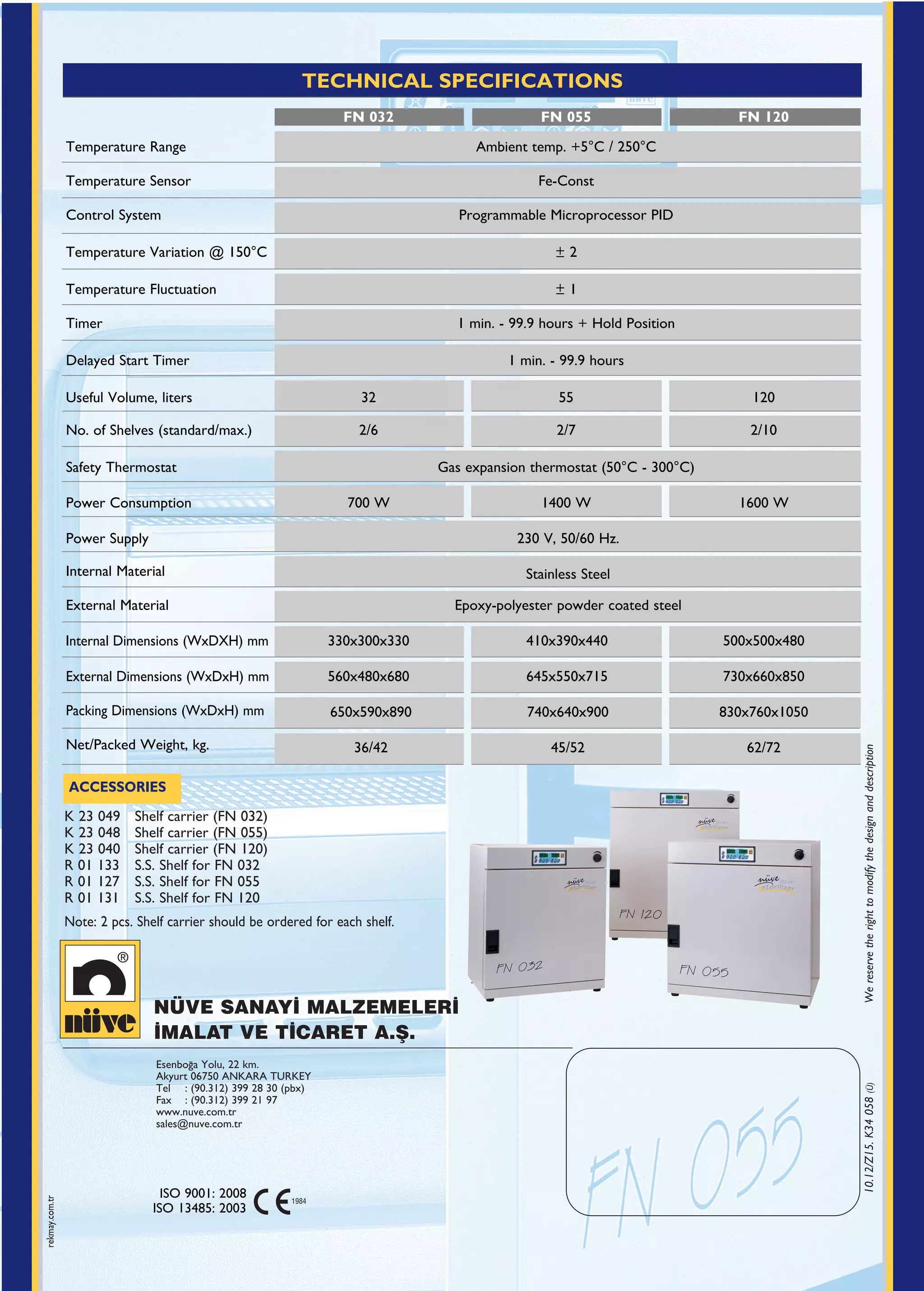 FN 032 055-120 -oven | PDF