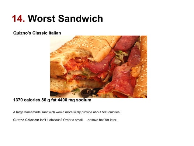 Fn1 ppt. worst foods | PPT