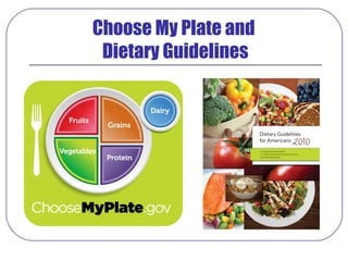 Fn1 ppt. my plate dietary guidelines | PPT