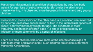 Protein Energy Malnutrition ans Policies in India | PPTX