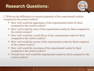 Cookies Research Project | PPTX