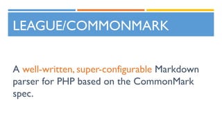 CommonMark: Markdown Done Right | PDF