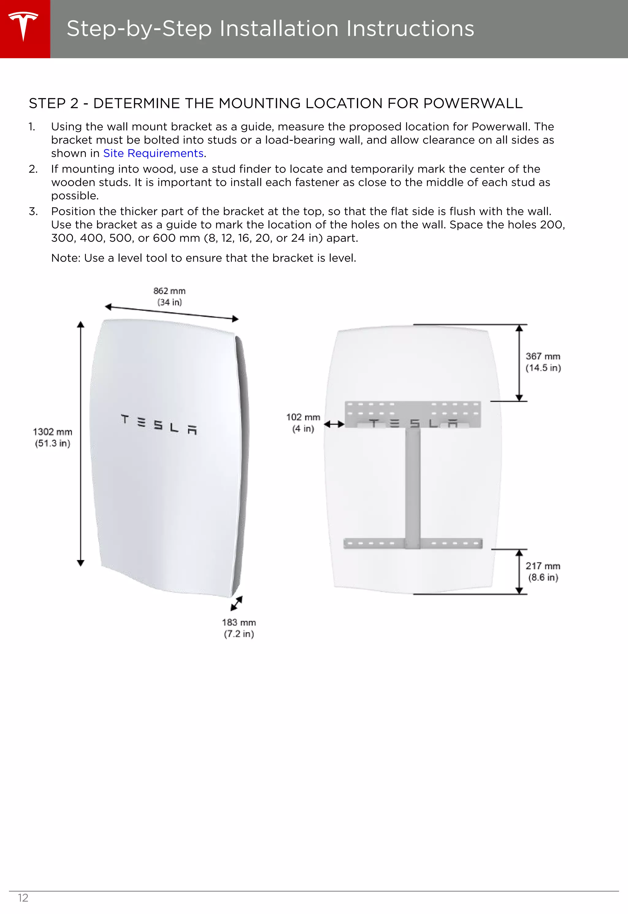Tesla installation manual_powerwall (002) | PDF