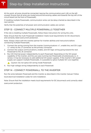 Tesla installation manual_powerwall (002) | PDF