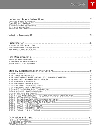 Tesla installation manual_powerwall (002) | PDF