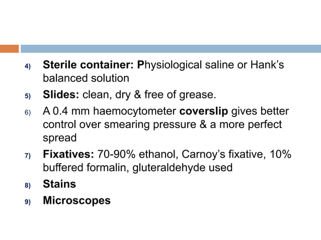FINE NEEDLE ASPIRATION CYTOLOGY / FNAC | PPTX
