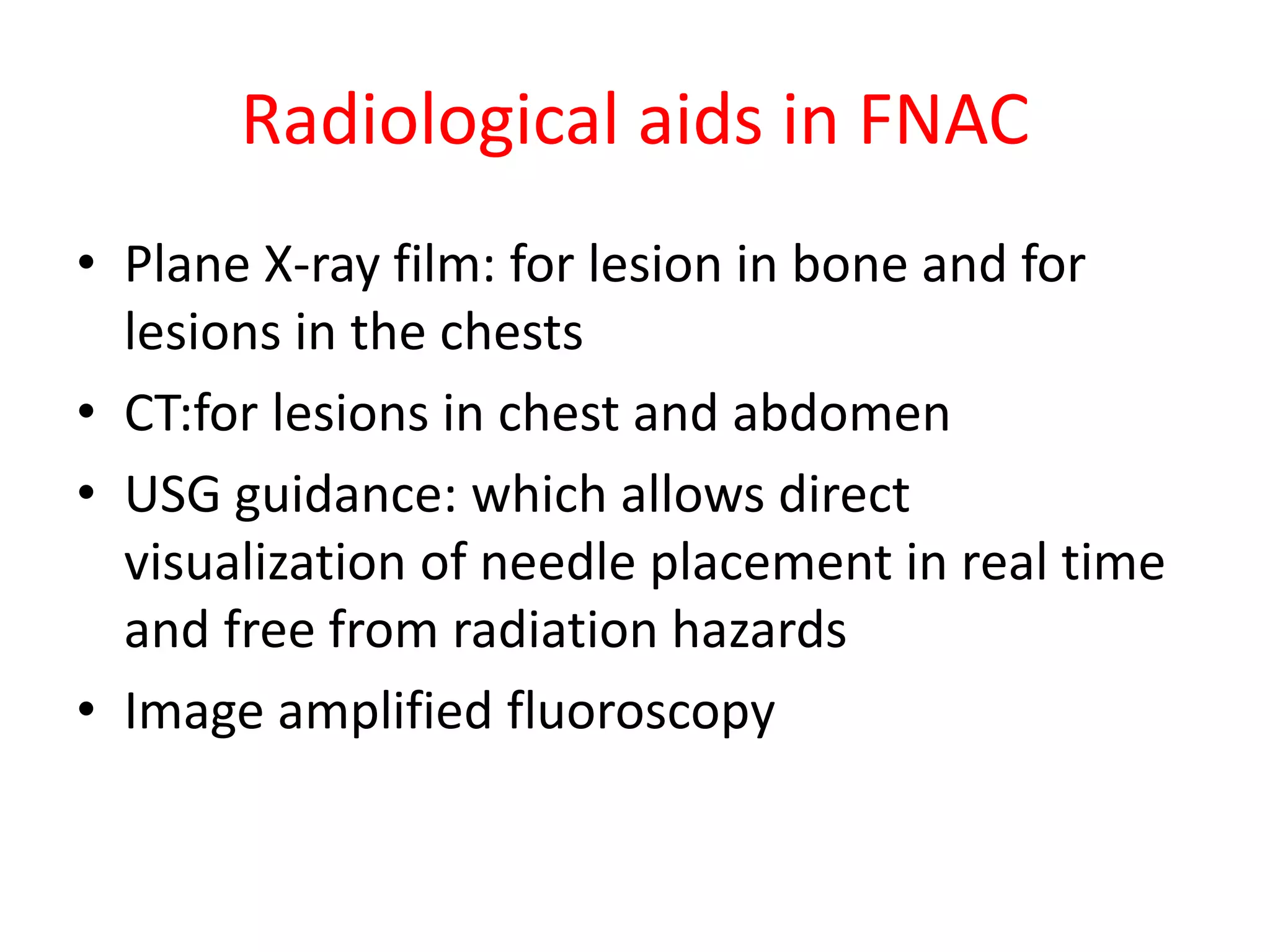 FNAC FINE NEEDLE ASPIRATION CYTOLOGY | PPTX