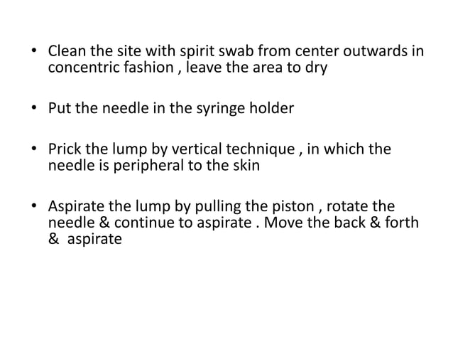 FNAC FINE NEEDLE ASPIRATION CYTOLOGY | PPTX