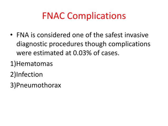 FNAC FINE NEEDLE ASPIRATION CYTOLOGY | PPTX