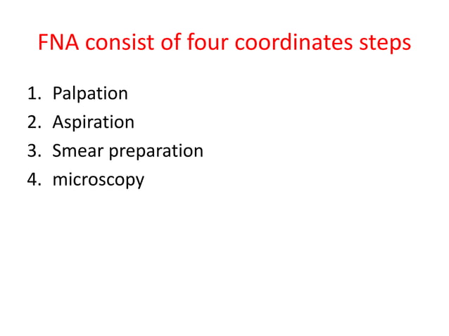 FNAC FINE NEEDLE ASPIRATION CYTOLOGY | PPTX