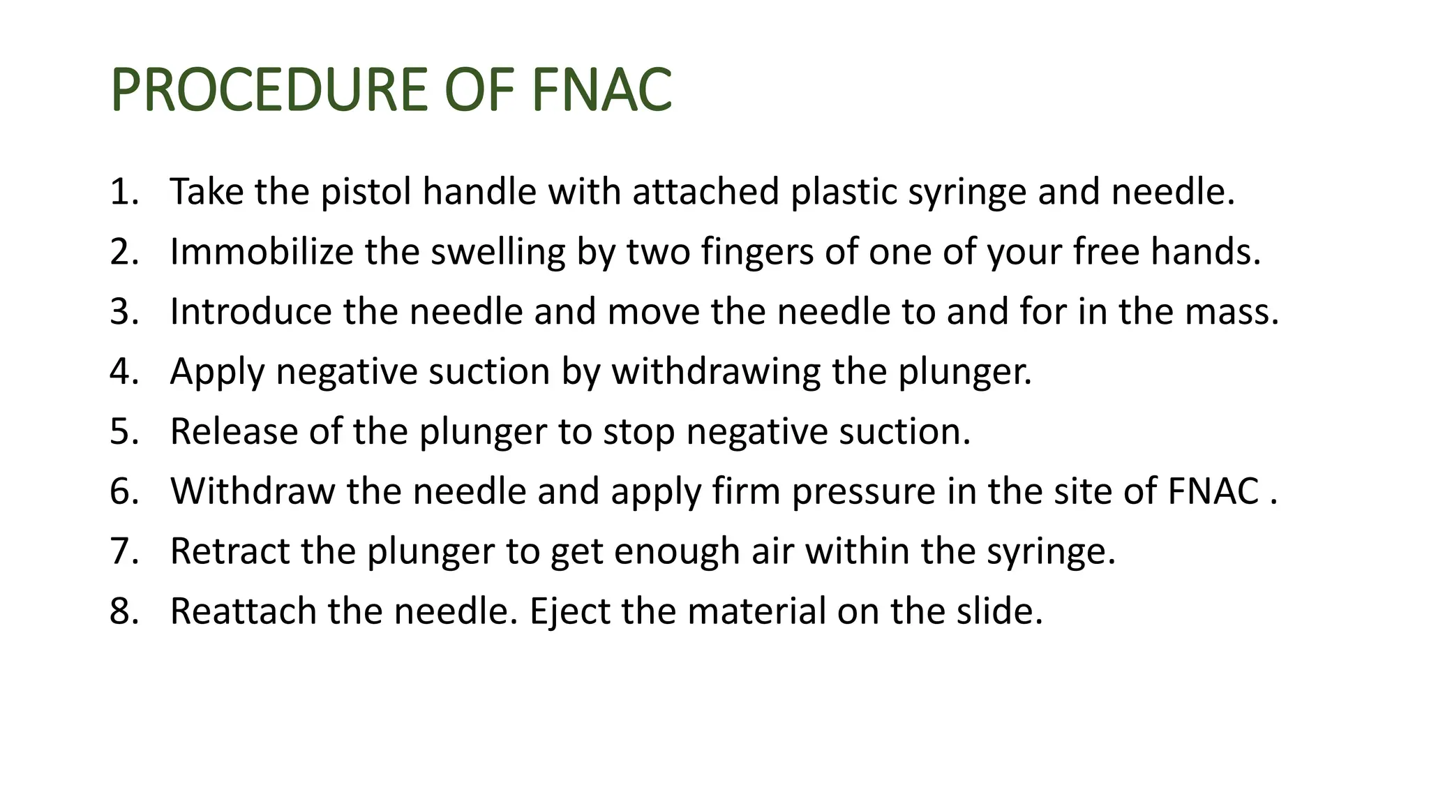 Fine Needle Aspiration Cytology, PATHOLOGY, CYTOLOGY | PPTX