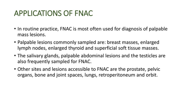 Fine needle aspiration cytology procedure | PPTX | Thyroid Disorders ...