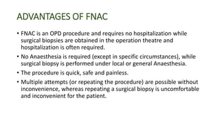 Fine needle aspiration cytology procedure | PPTX