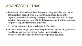 Fine needle aspiration cytology procedure | PPTX
