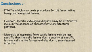 Fine Needle Aspiration Cytology (FNAC) | PPTX