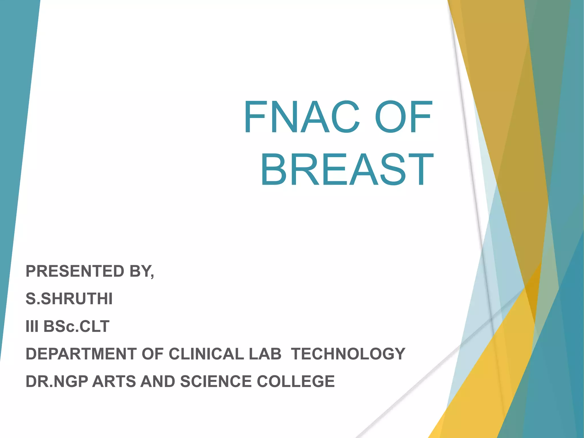 Fnac of breast | PPTX