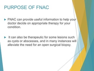 Fnac of breast | PPTX