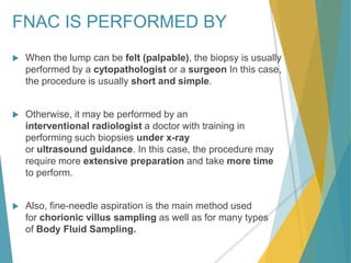 Fnac of breast | PPTX