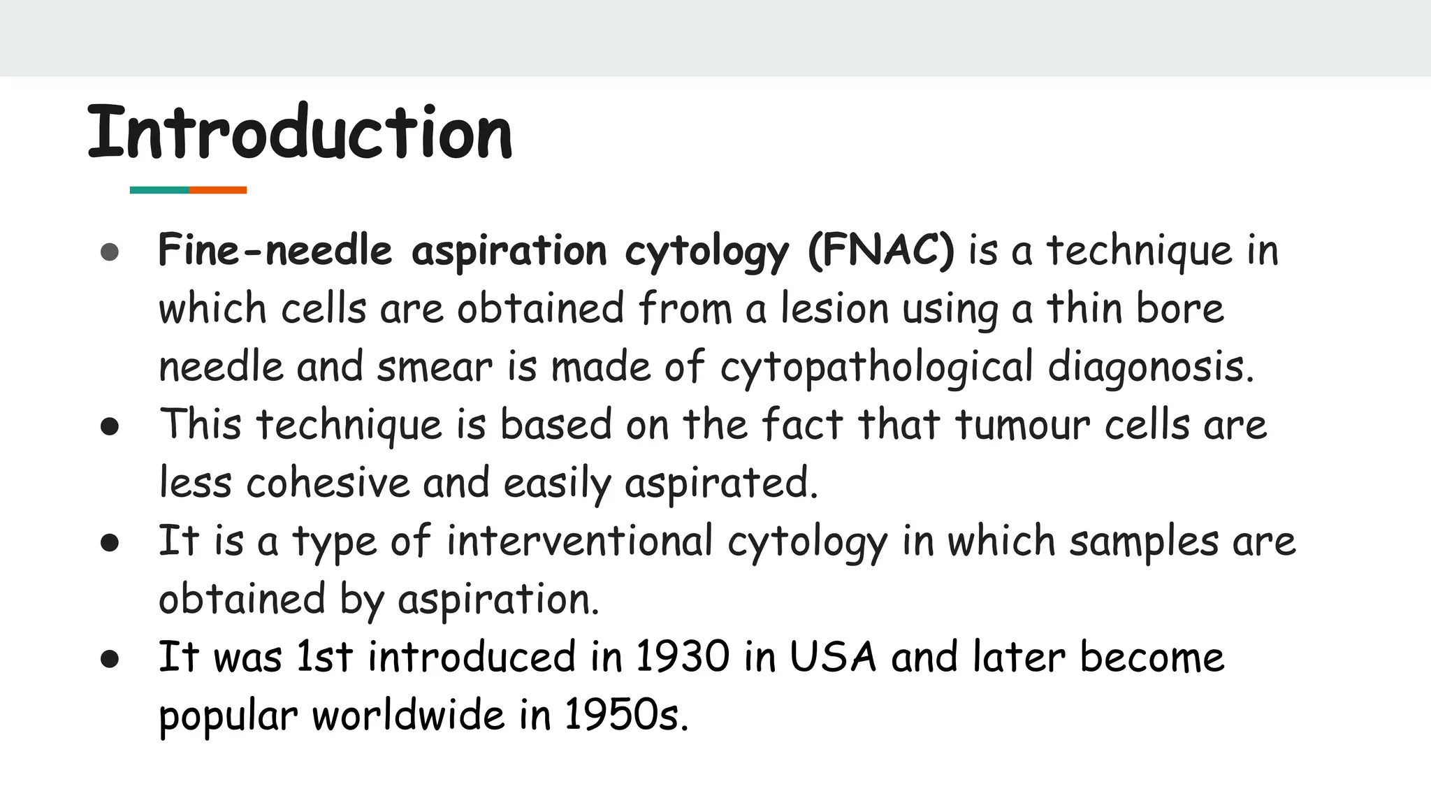 FNAC fine needle aspiration cytology | PDF