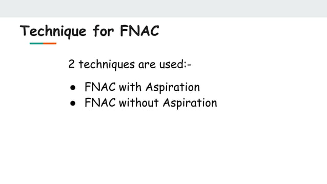 FNAC fine needle aspiration cytology | PDF