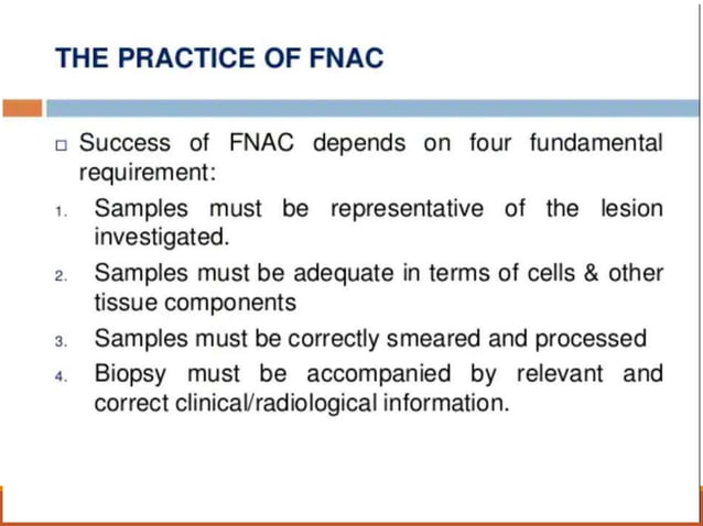 Fnac techniques | PPTX | Lung and Respiratory Health | Diseases and ...
