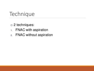 Fnac techniques | PPTX