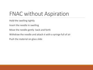 Fnac techniques | PPTX