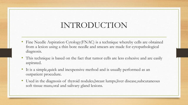 Fnac thyroid | PPTX