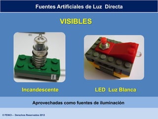 Fuentes naturales y artificiales de luz directa | PDF