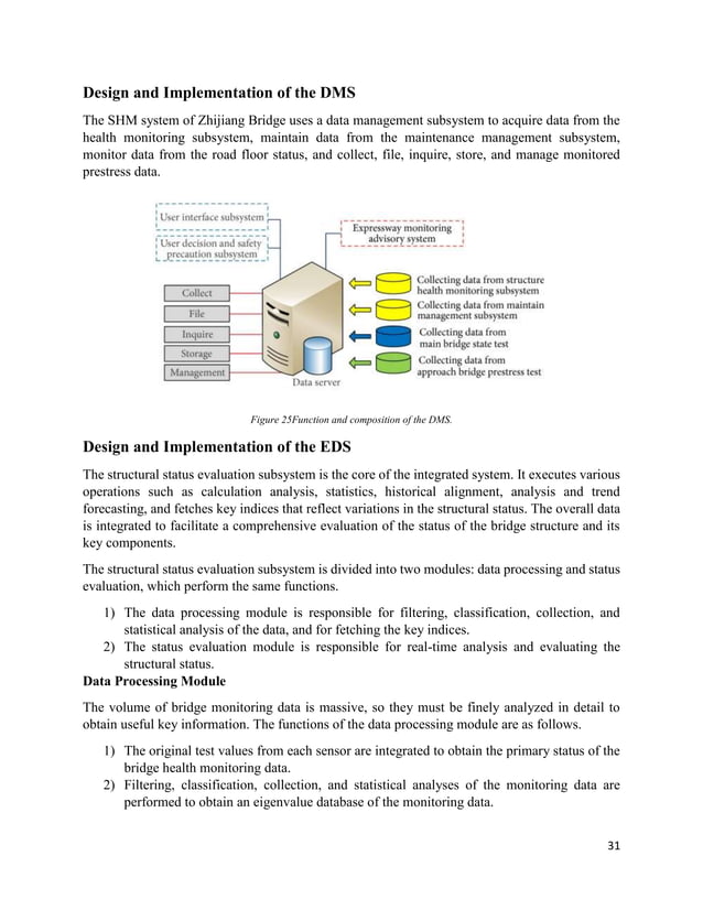 Report on "STRUCTURAL MECHANICAL PERFORMANCE EVALUATION AND HEALTH ...