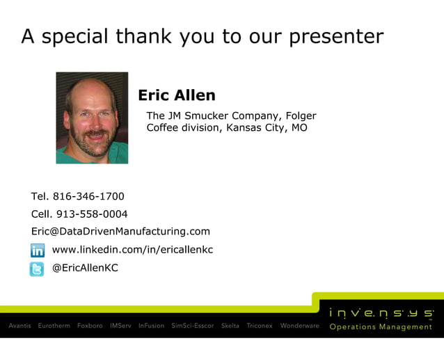 Visualizing Hidden Information at a Folger Coffee Plant | PPT